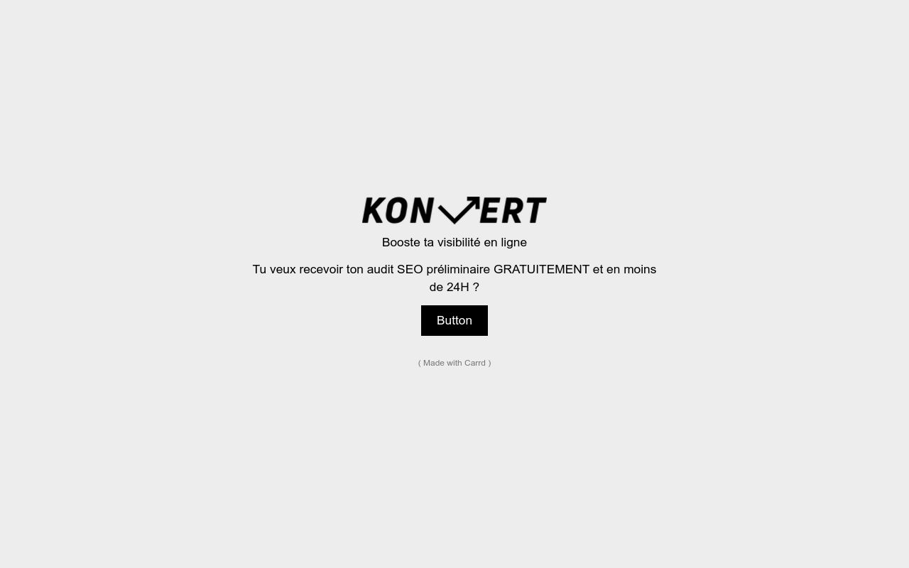 Konvert - Booste ta visibilité en Ligne - #1 agence SEO Shopify